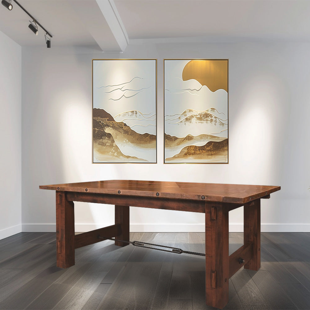 Folkart Solid Wood Dining Table – Millsawn